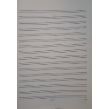 Manuscript Paper (Quinterni) - Carta da musica - per spartiti manoscritti